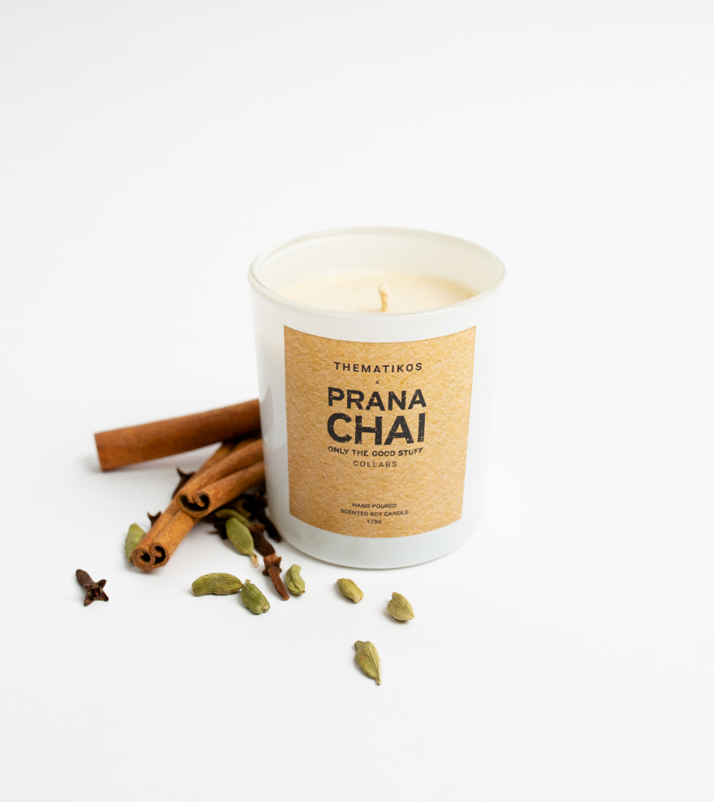 Chai Candle | Prana Chai – Four Seasons of Food LLC